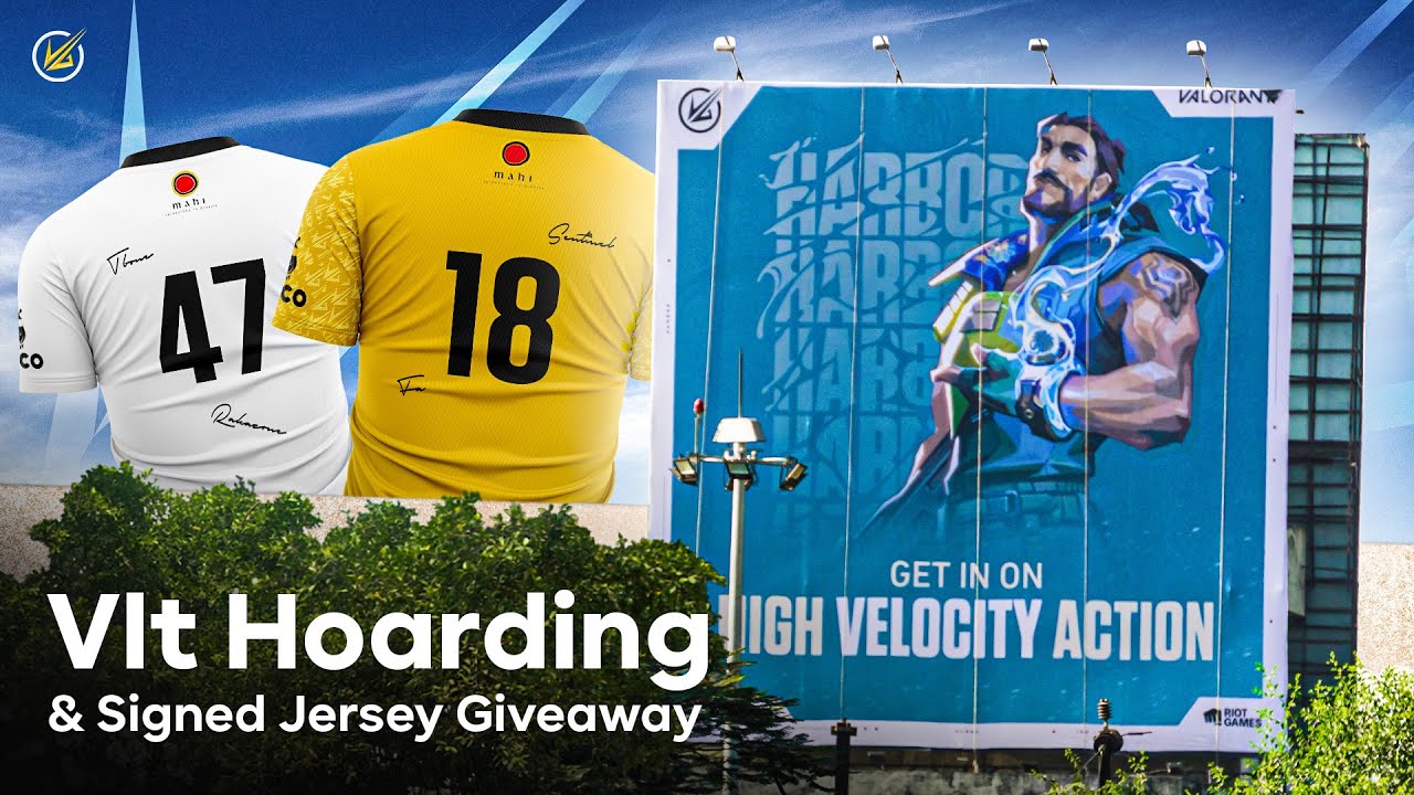 GET A CHANCE TO WIN SIGNED JERSEY!! | VLT Hoarding in Mumbai ...