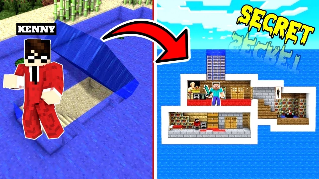 Minecraft Deadly Hidden Base Challenge With KENNY*Horror* - YouTube