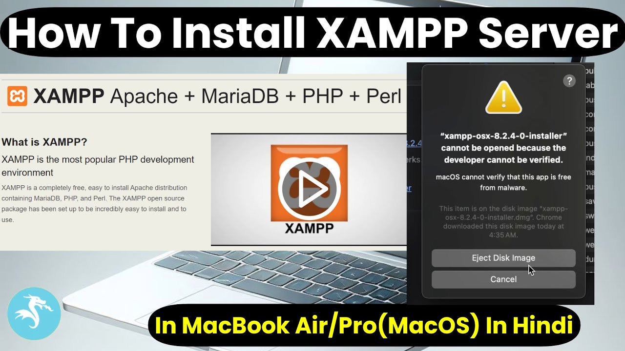 How To Install XAMPP Server In MacBook Air Pro MacOS Step By Step How To Install XAMPP Server In MacBook Air Pro MacOS Step By Step