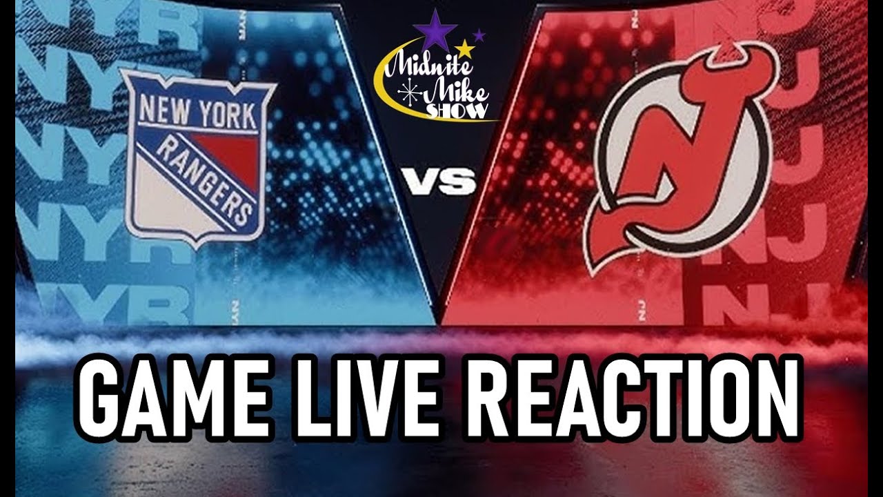 DEVILS vs. RANGERS LIVE REACTION 12/23/24 - YouTube