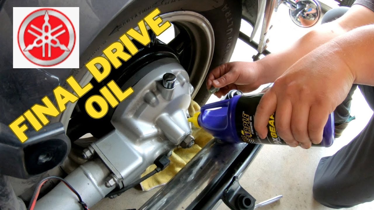 2007 Yamaha Royalstar Tour Deluxe Final Drive Oil Replacement - YouTube