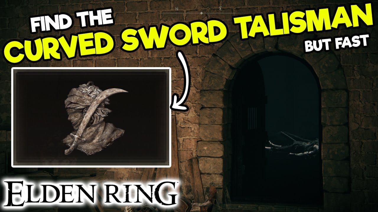 How to get the CURVED SWORD TALISMAN in Elden Ring - Map Location ...