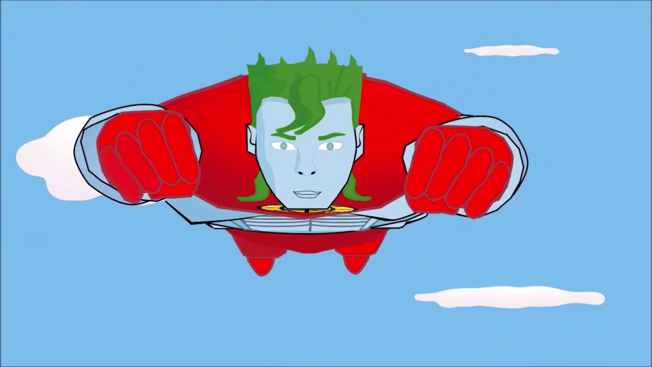 Captain Planet Flying Test Animation - YouTube