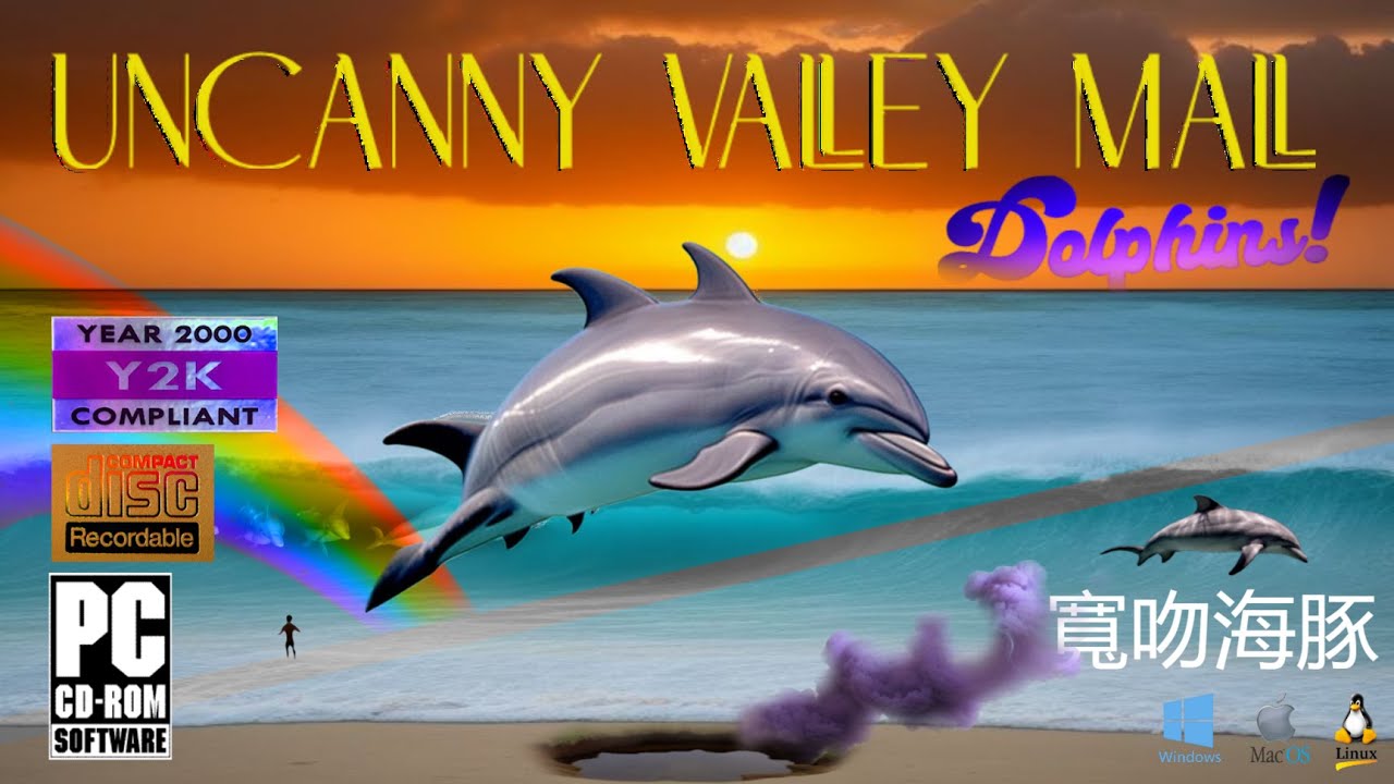 Uncanny Valley Mall - Dolphins! (ambient, slushwave) - YouTube