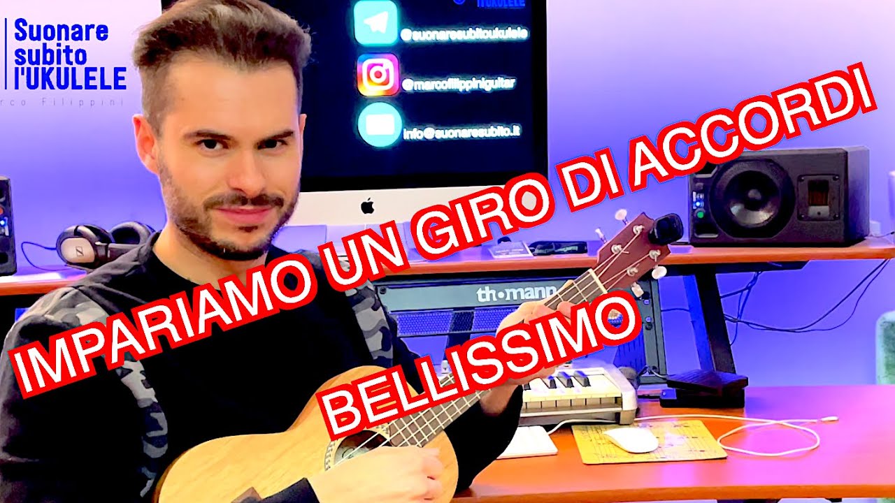 Accordi di Sol Sol7+ C7+ su Ukulele per principiante | Giro BELLISSIMO ...