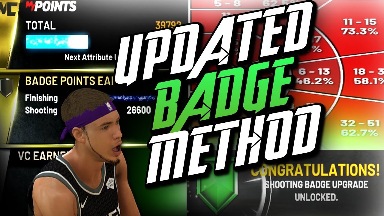 NEW EASY SHOOTING BADGE METHOD TO GET MAX BADGES QUICK IN NBA 2K20 ...