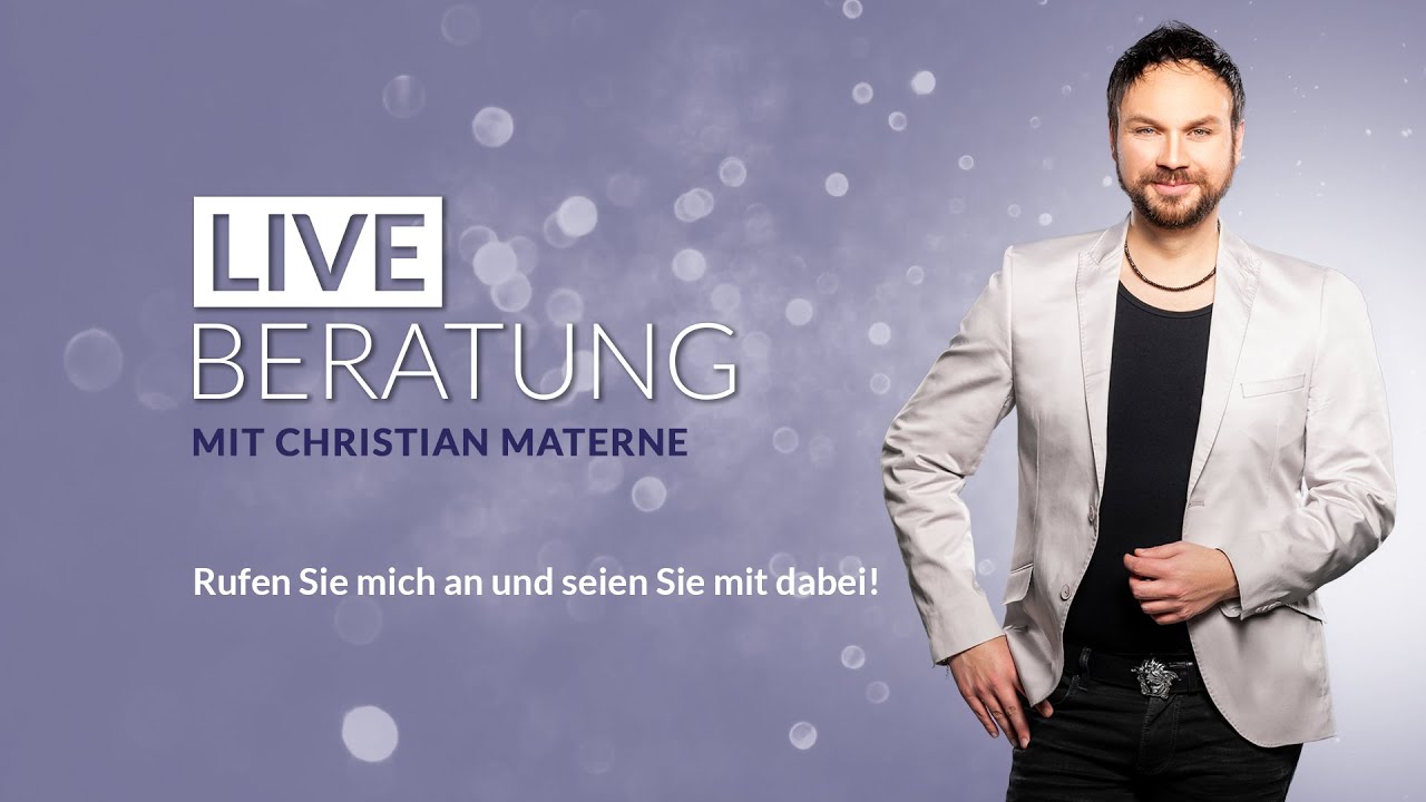 Live-Beratung mit Christian Materne - YouTube
