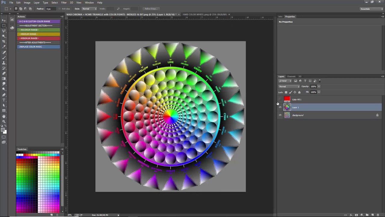 HCWB Custom Color Range Action for Adobe Photoshop PART 2 (NEUTRAL ...