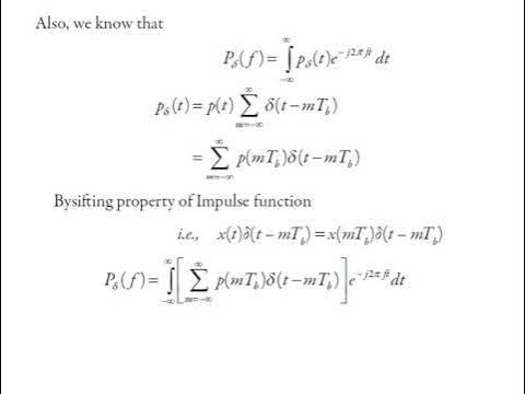 DCLec: Module 2 - Nyquist Criteria for Distortionless Transmission - YouTube