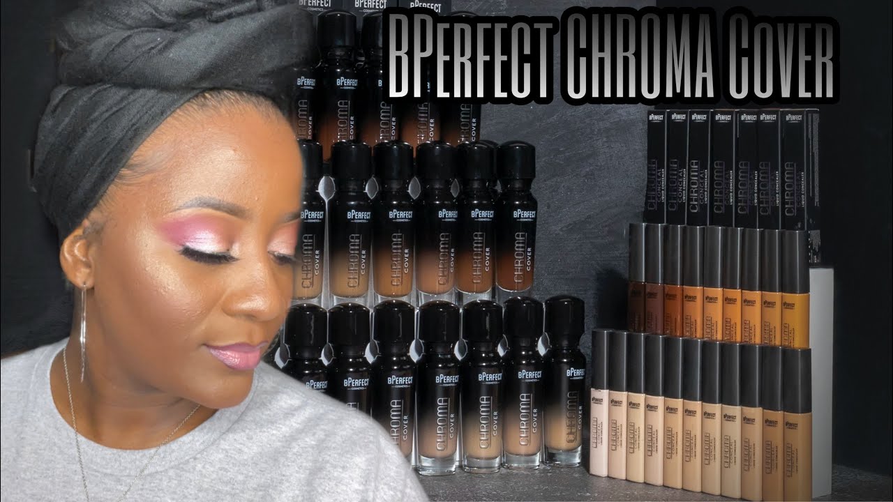 BPerfect Cosmetics CHROMA COVER MATTE FOUNDATION and CONCEALER - YouTube
