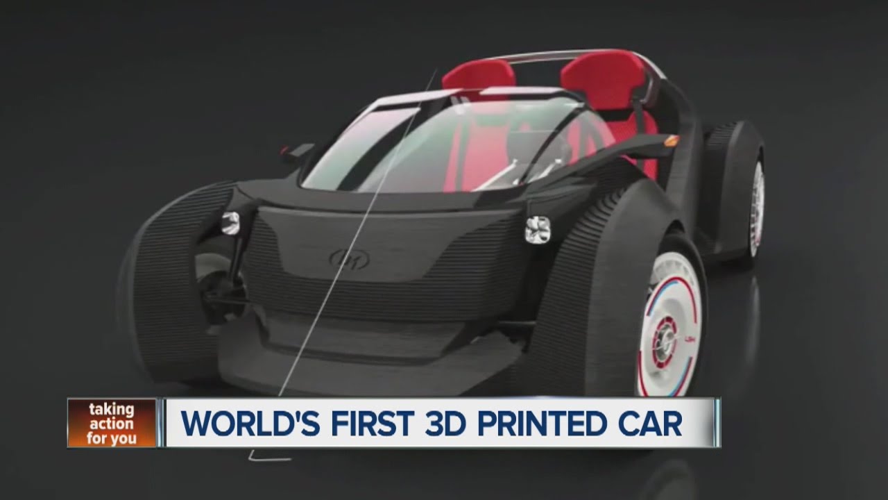 World's first 3D printed car: Strati - YouTube