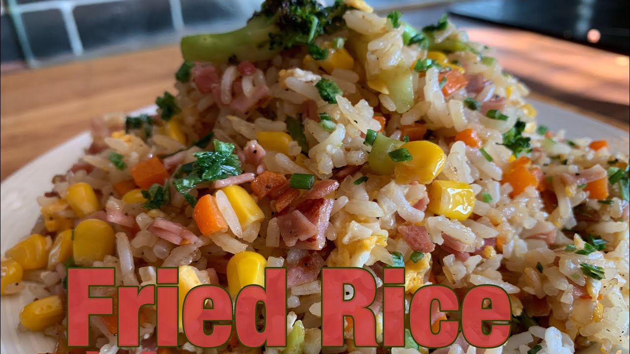 Fried Rice with Veggies (kanin palang ulam na) - YouTube