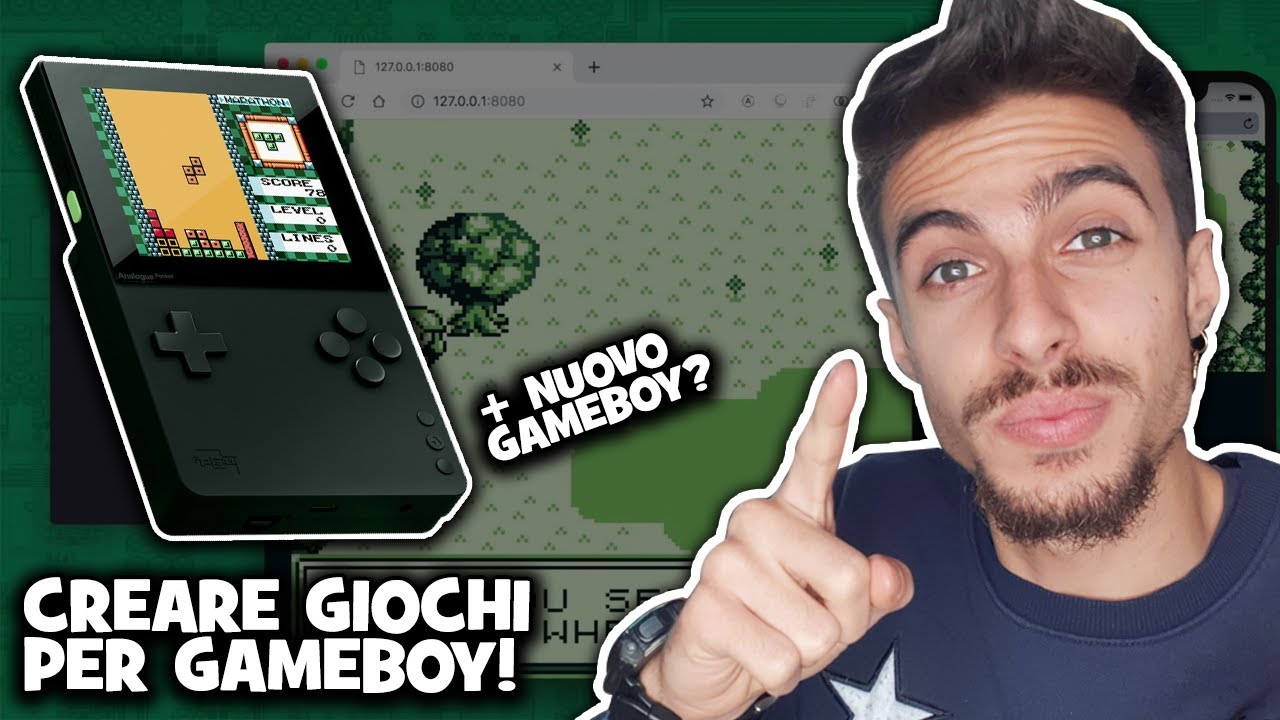 Creare GIOCHI per GAMEBOY - Ecco GBSTUDIO 2! - YouTube