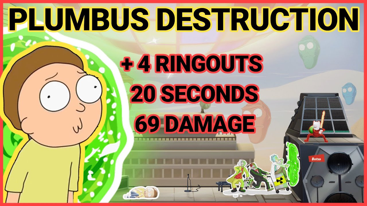 MULTIVERSUS MORTY GAMEPLAY SEASON 1 GOODBYE OLD MAIN(S) - YouTube
