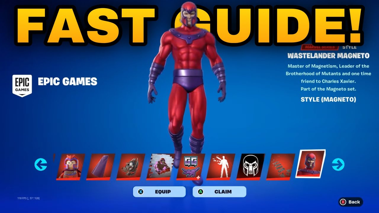 How To COMPLETE ALL WASTELANDER MAGNETO QUESTS CHALLENGES in Fortnite ...