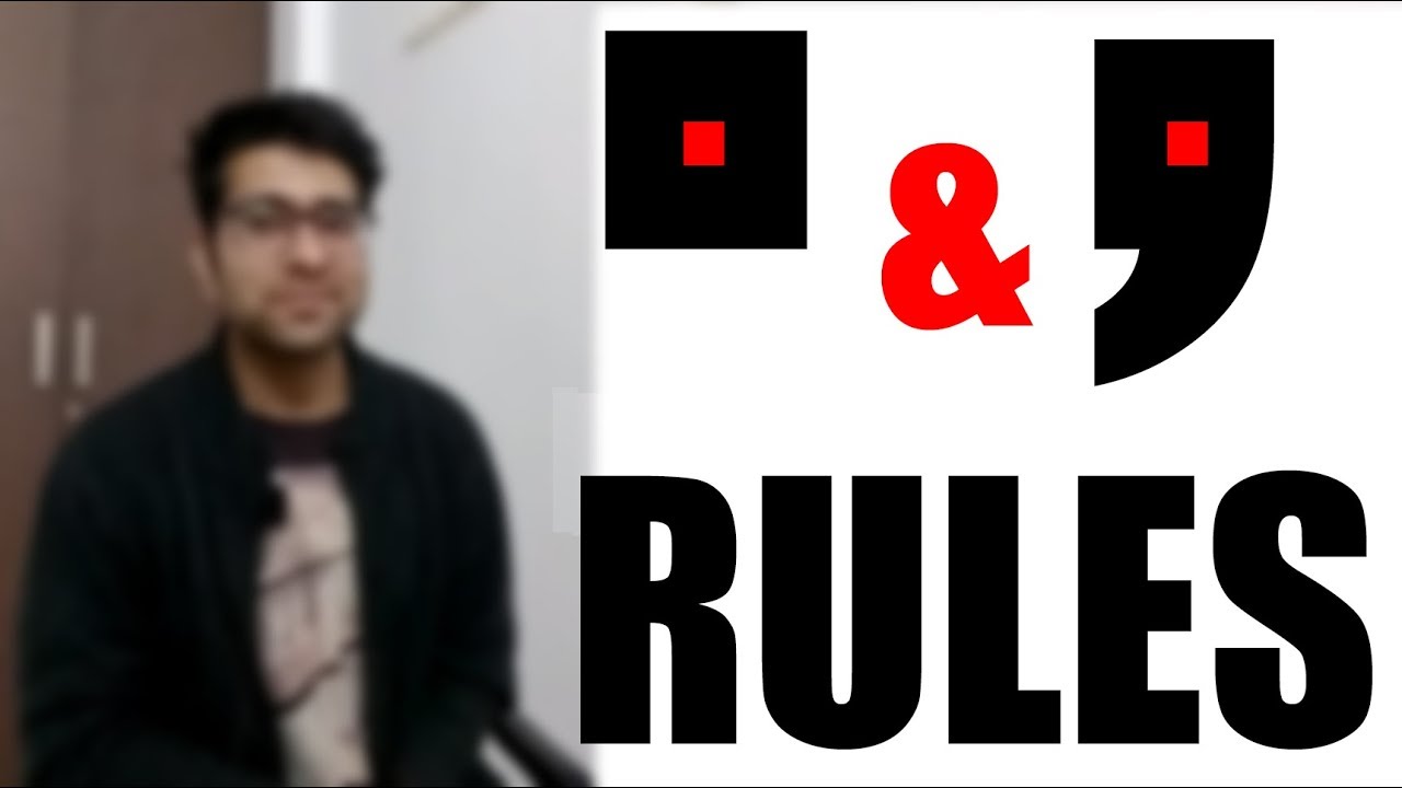 Punctuation Rules in English || Full stop (.) and Comma (,) Rules ...