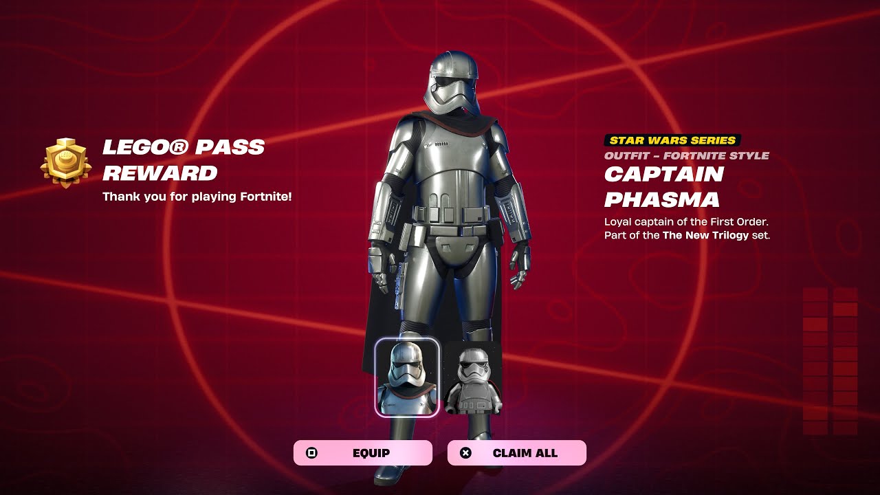 How To Get Captain Phasma Skin For FREE! (Fortnite) - YouTube