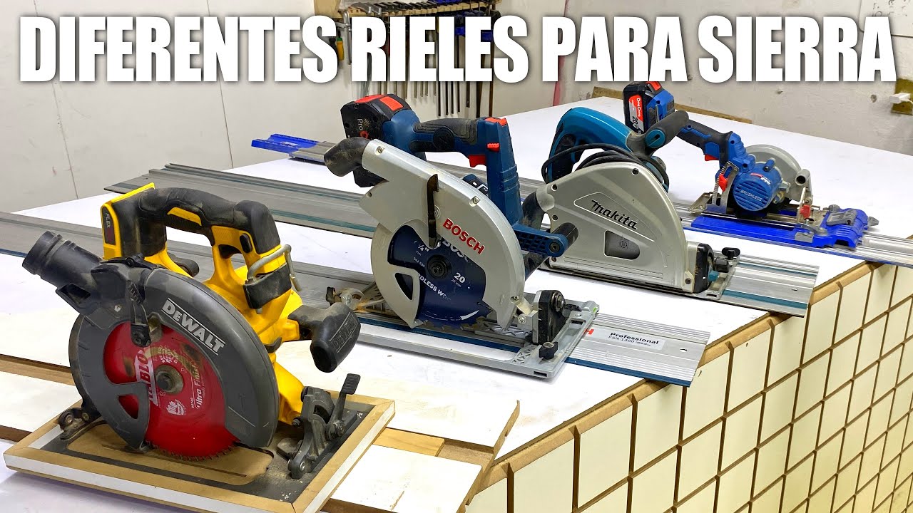 DIFERENTES RIELES PARA SIERRA CIRCULAR - YouTube