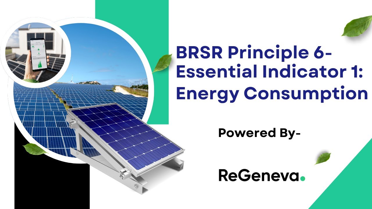 Principle 6 - Essential Indicator 1: Energy Consumption - YouTube