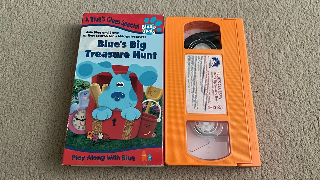 Opening To Blue’s Clues: Blue’s Big Treasure Hunt 1999 VHS (2000 ...