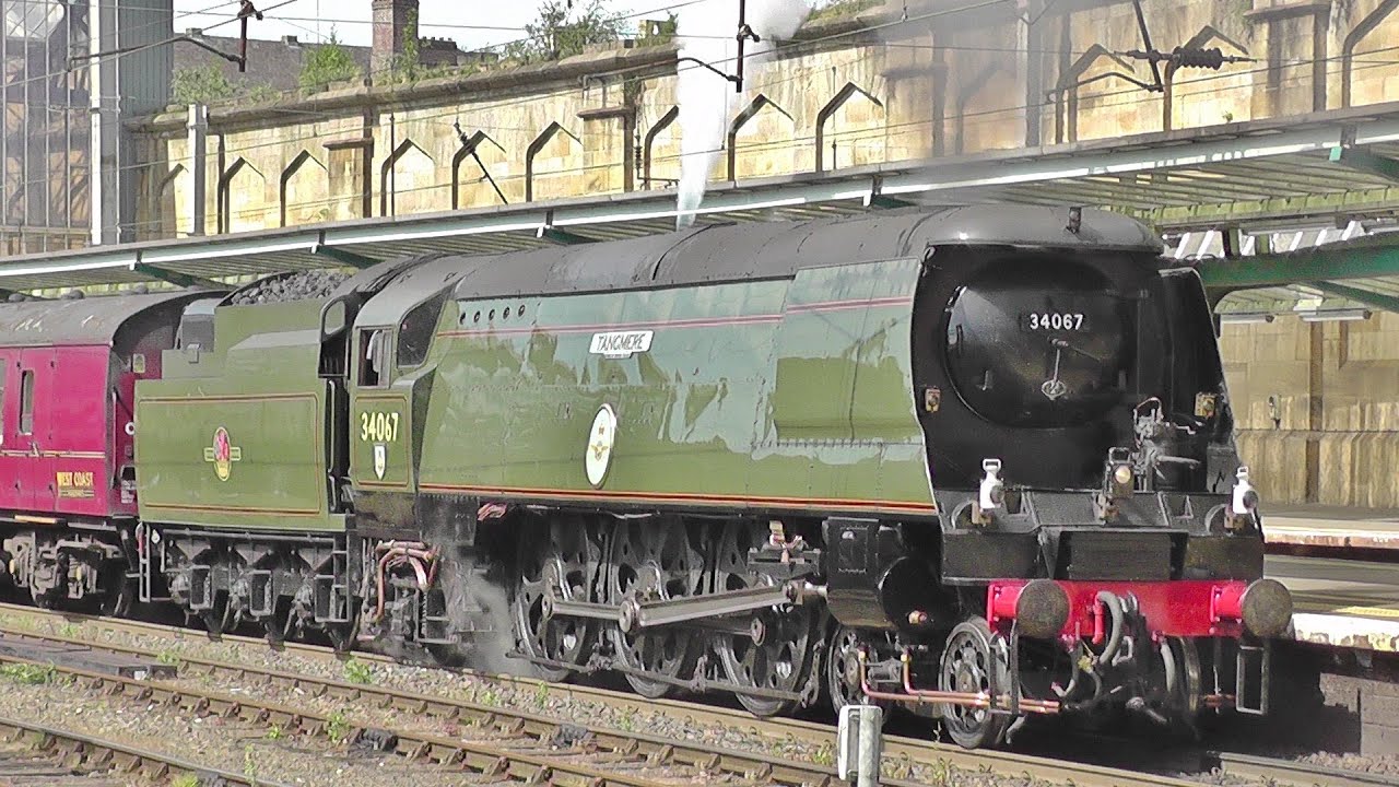 34067 Tangmere with The Northern Belle at Carlisle on 14th May 2022 ...