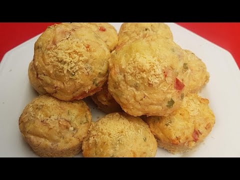 NÃO SABE O QUE FAZER PARA SEU LANCHE? QUE TAL ESSE BOLINHO SALGADO SUPER LEVE | PILOTANDO O FOGÃO