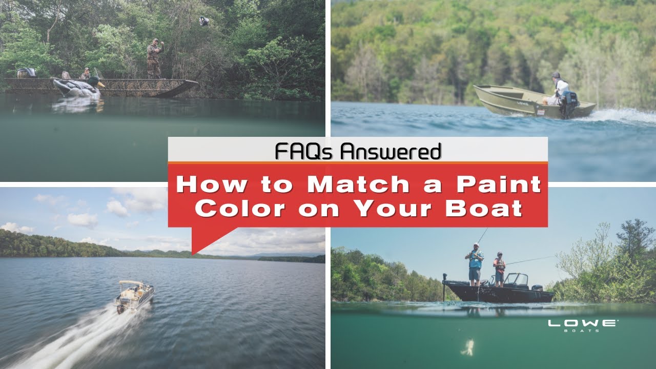 How to Match a Paint Color on Your Boat - YouTube