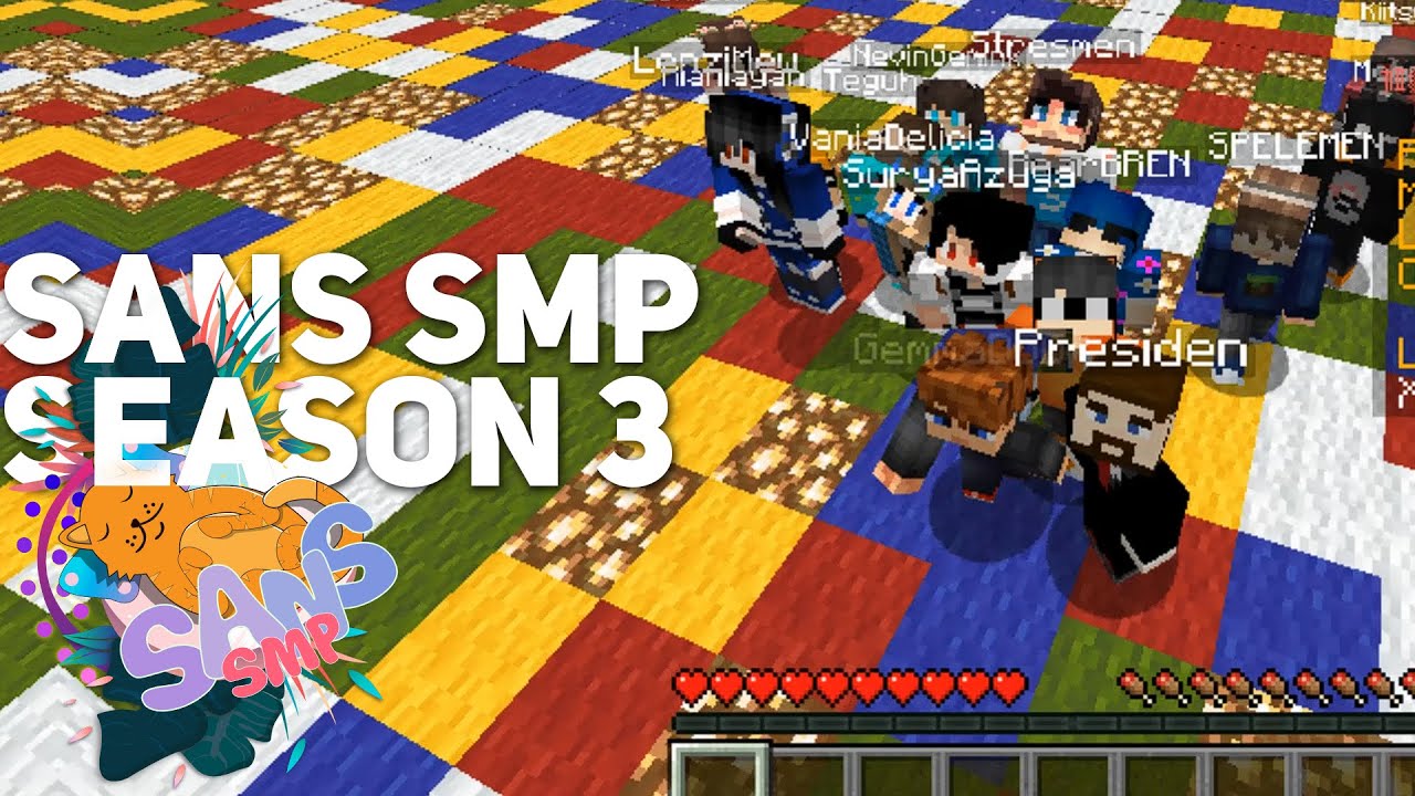 OPENING SANS SMP SEASON 3 RASA ANIMAL CROSSING - MINECRAFT INDONESIA ...