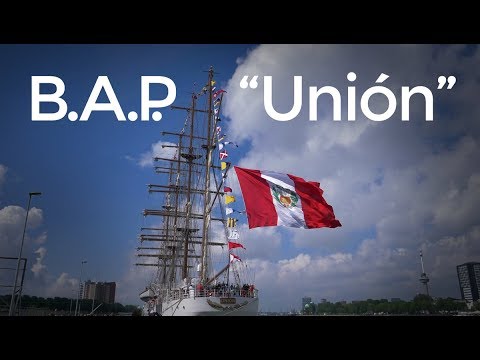 Sailing ship BAP Unión docked in Rotterdam 2017 - YouTube