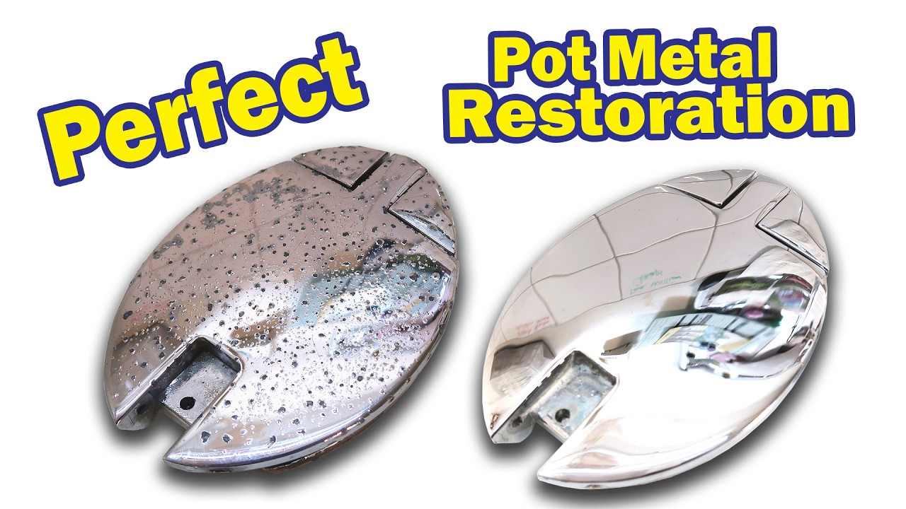 Restoring Pot Metal Fuel Cap: Pitted to Mirror Chrome Transformation ...
