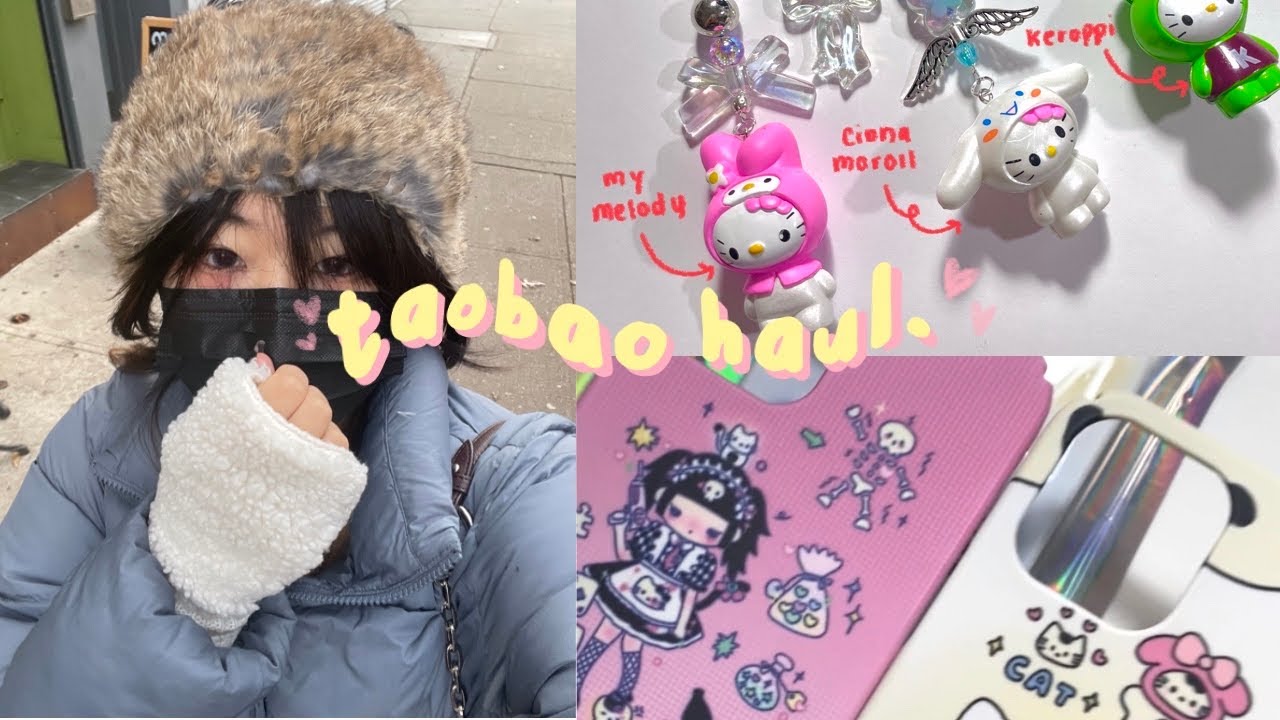 huge taobao haul: beads, stickers, genshin etc!! - YouTube