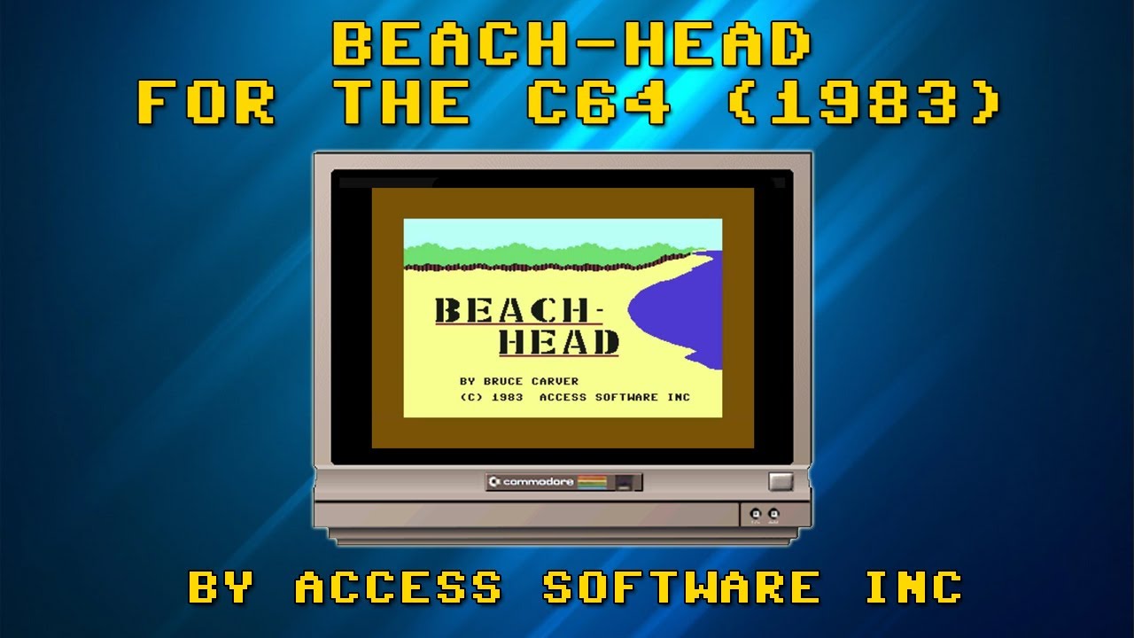 Beach-Head (1983) - Commodore 64 Classic Unboxing & Gameplay - YouTube