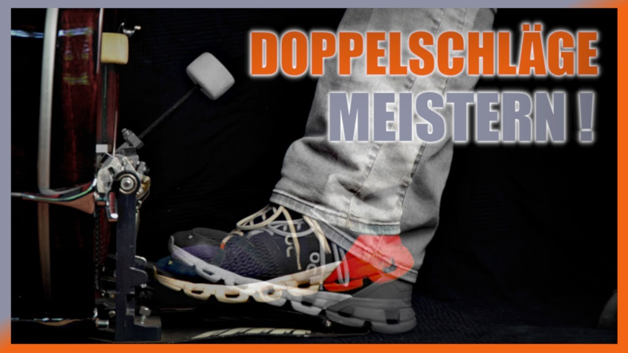 SO lernst Du die SCHNELLEN DOUBLES auf der Bassdrum! - YouTube