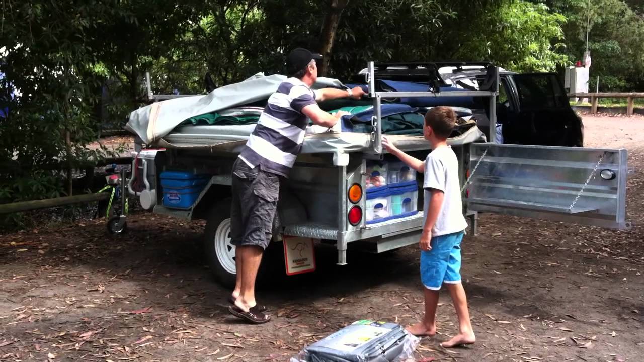 Kangaroo Tent City & BBQs - Camping With A Kangaroo Camper Trailer Part ...