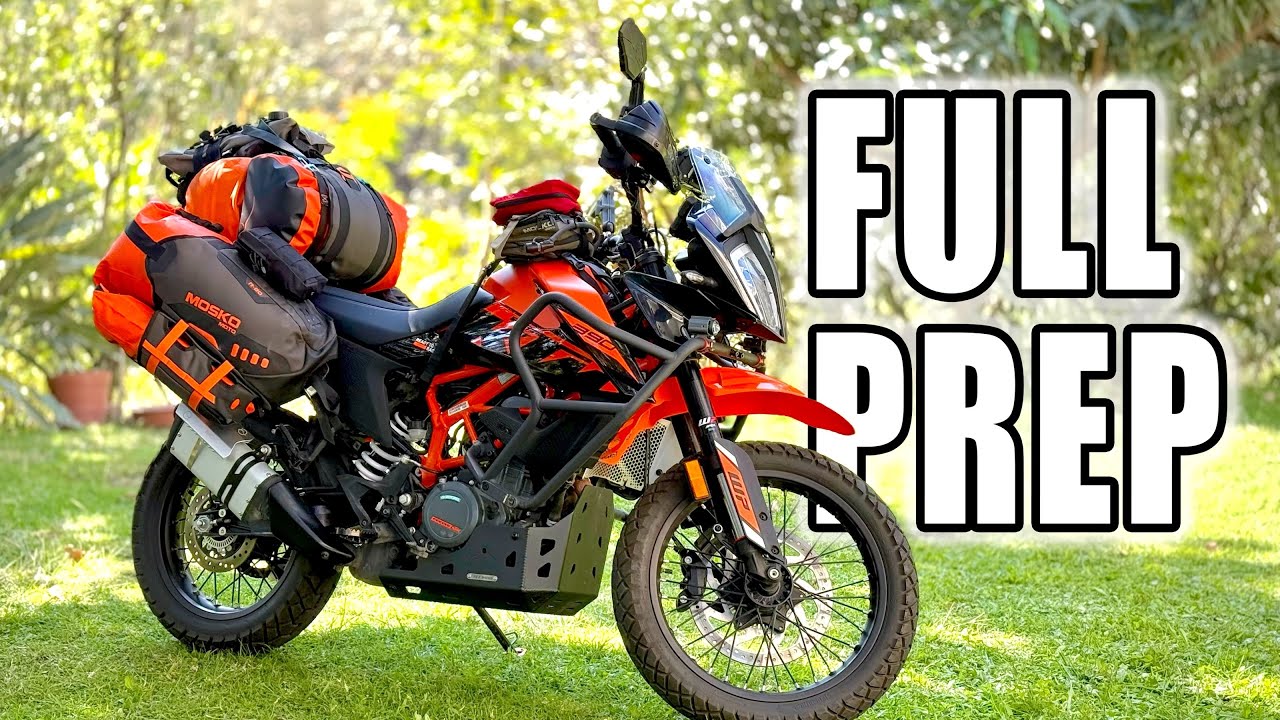 Adventure Motorcycle Upgrades and Full Prep for Long Distance Travel ...
