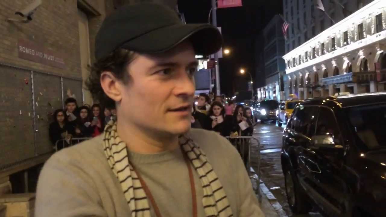 Our night on Broadway with Romeo + Juliet....and Orlando Bloom! - YouTube