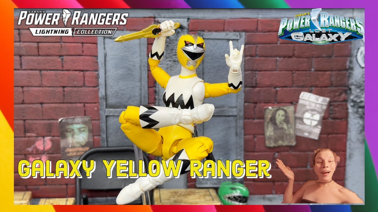 Hasbro Power Rangers Lightning Collection Lost Galaxy Yellow Ranger ...