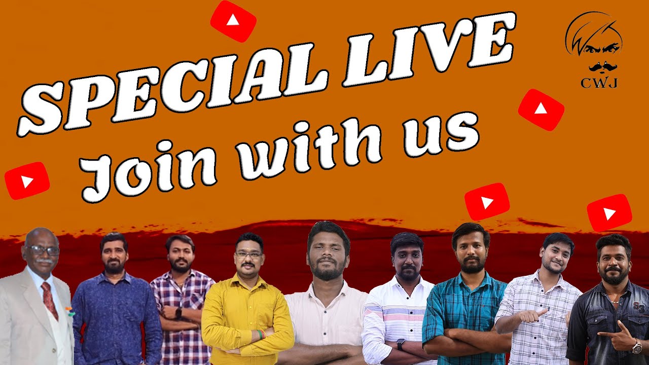 Live with CWJ Team | Motivation | Big Announcement - YouTube