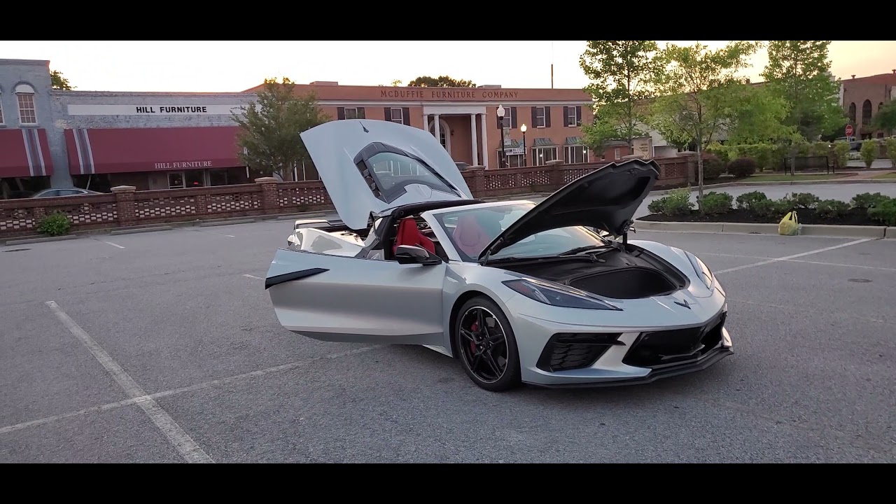 2021 Silver Flare Metallic Corvette walk around - YouTube