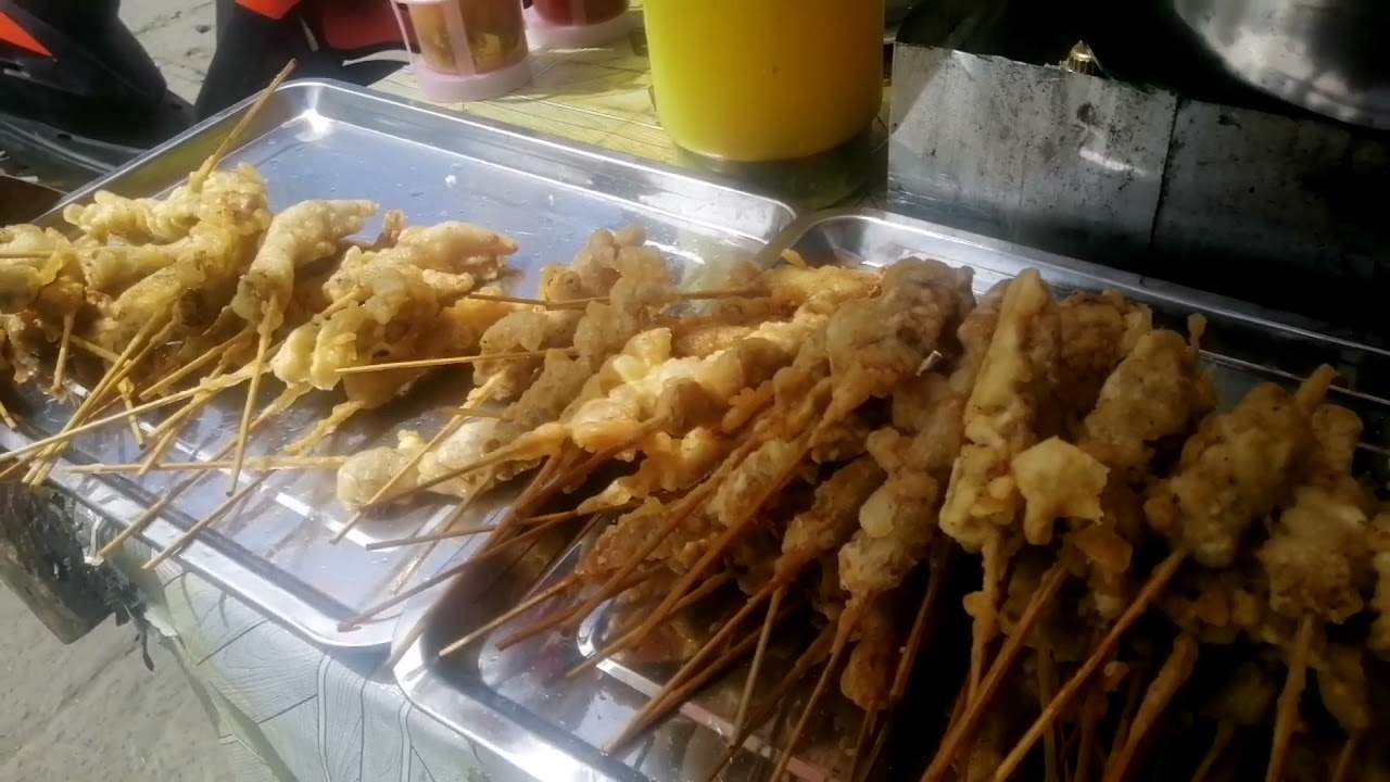 Chicken Intestines Famous Street Food in Philippines - YouTube