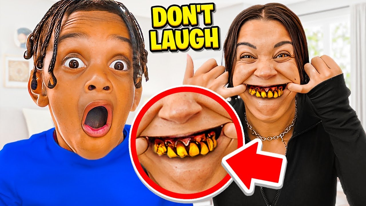 TRY NOT TO LAUGH CHALLENGE Ep.3 | The Prince Family Clubhouse - YouTube