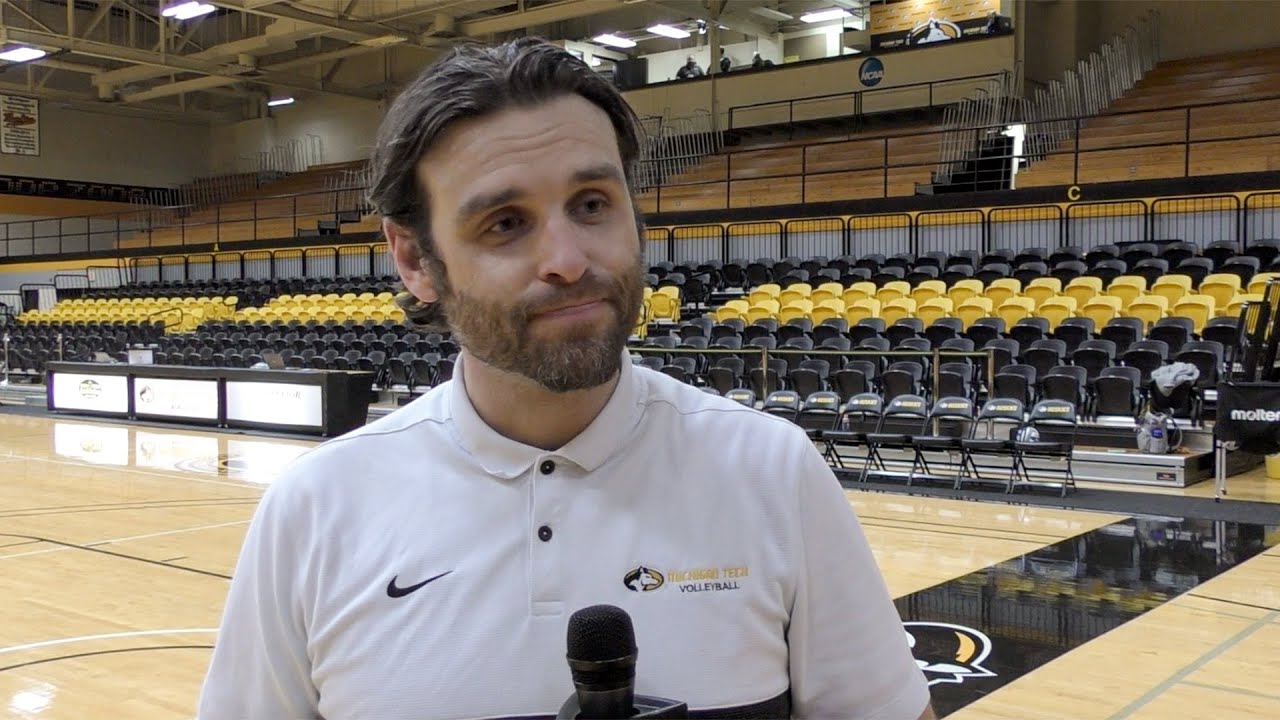 Matt Jennings after Tech Advanced to GLIAC Semifinals - YouTube