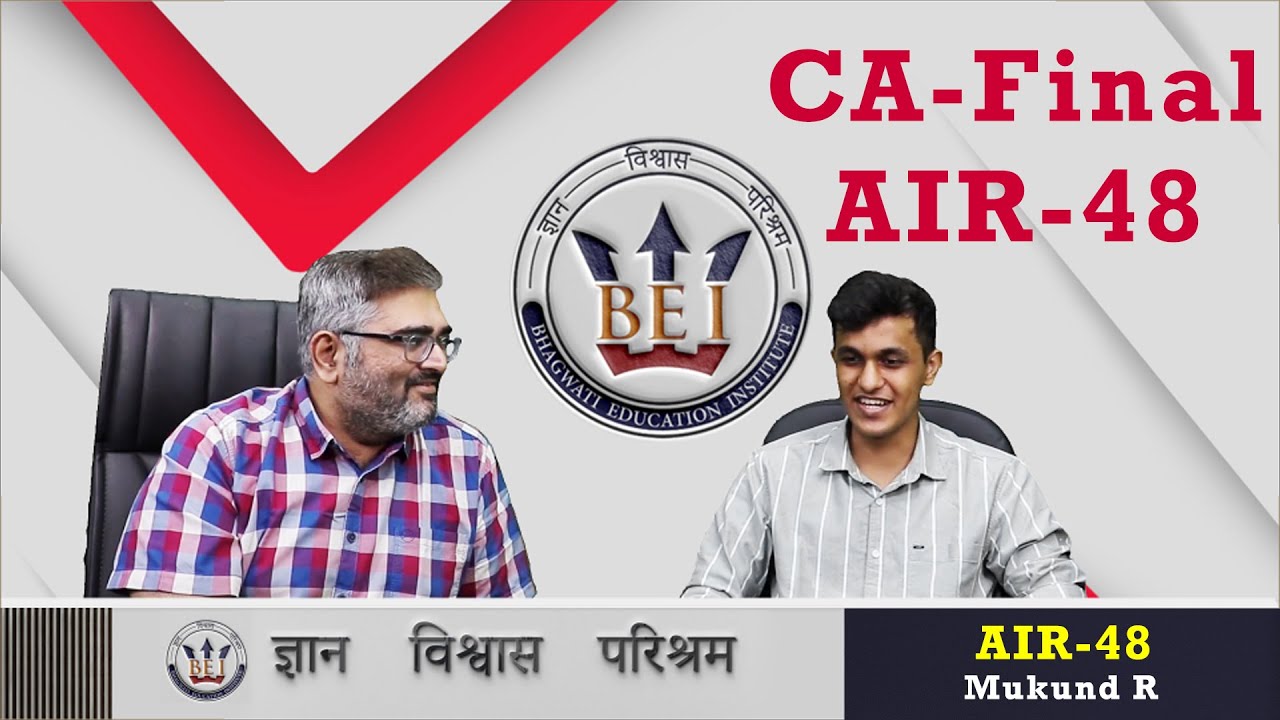 AIR 48 - Dec 21, Mukund R (Strategy & Tips). - YouTube