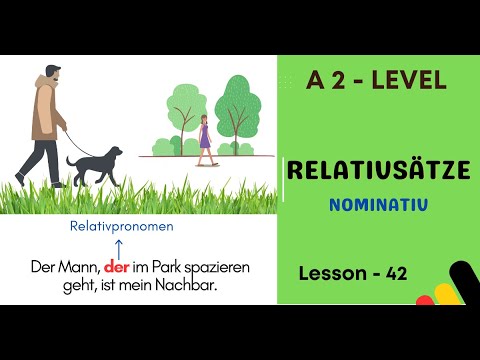 Relativpronomen| Relativsatz| relative clause| Relative Sentences in ...