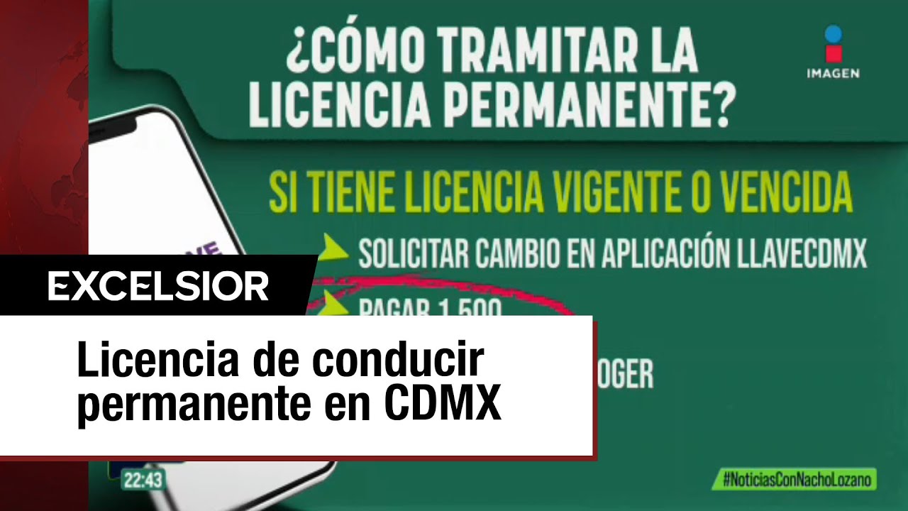 Cómo tramitar la nueva licencia de conducir permanente de CDMX por ...