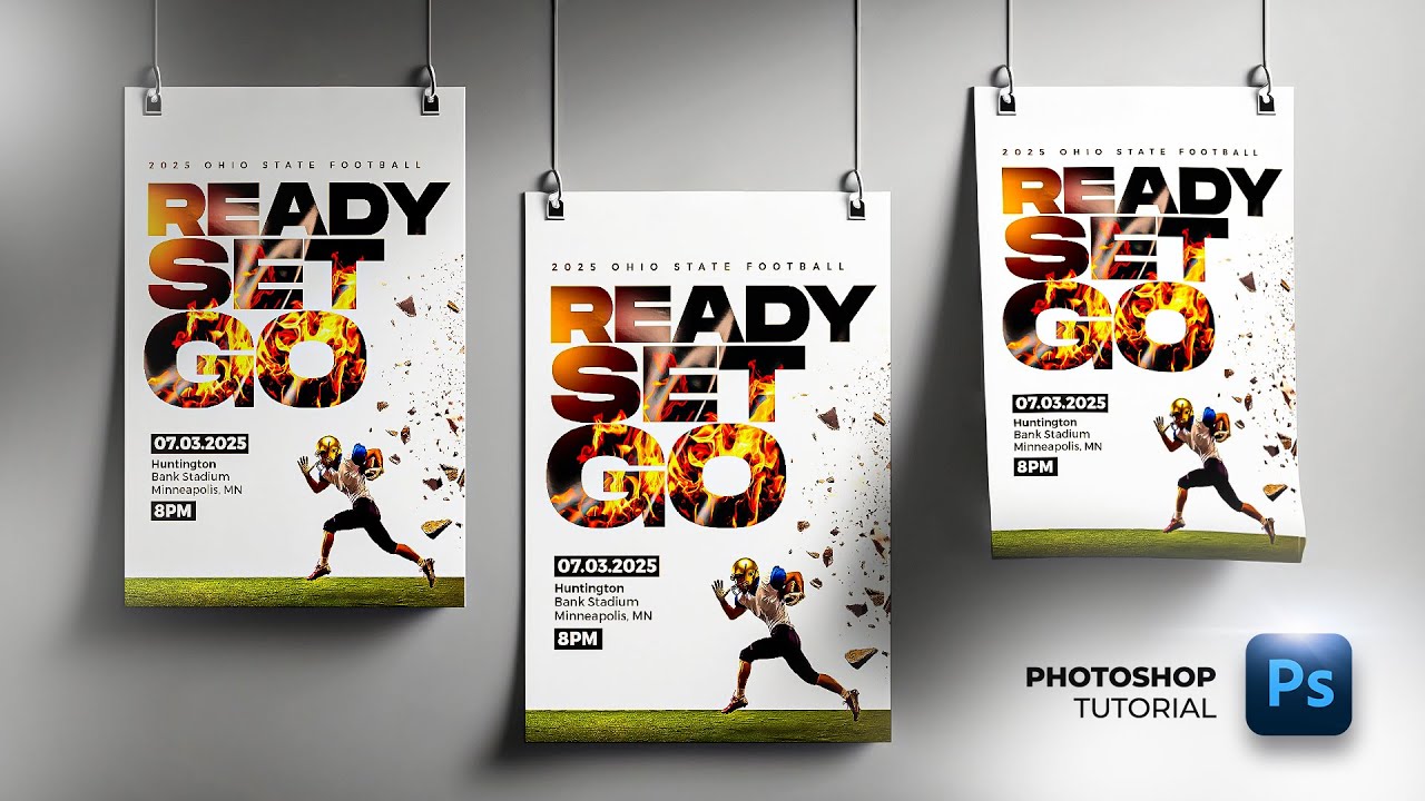 Quick & Easy Poster Design in Photoshop - YouTube