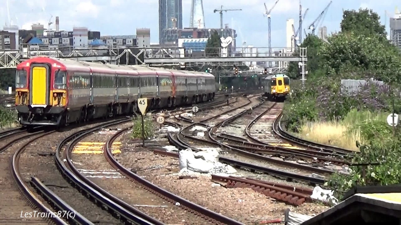 Gatwick Express Class 387 and 442 at Clapham Junction| 5th August 2016 ...