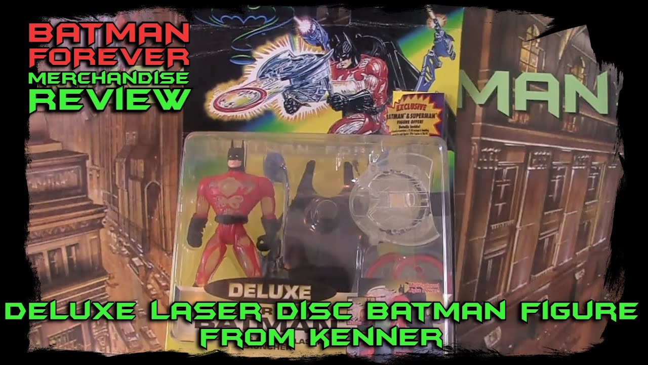 Batman Forever Merchandise Review - Laser Disc Batman figure from ...
