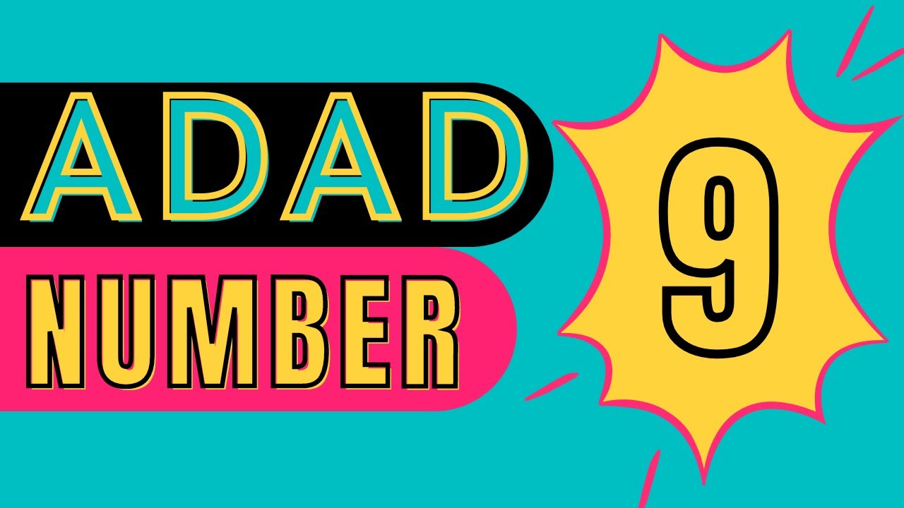 Adad Number 9 | The Courtyard | Numerology | #yellow | Adad | Her Masle ...