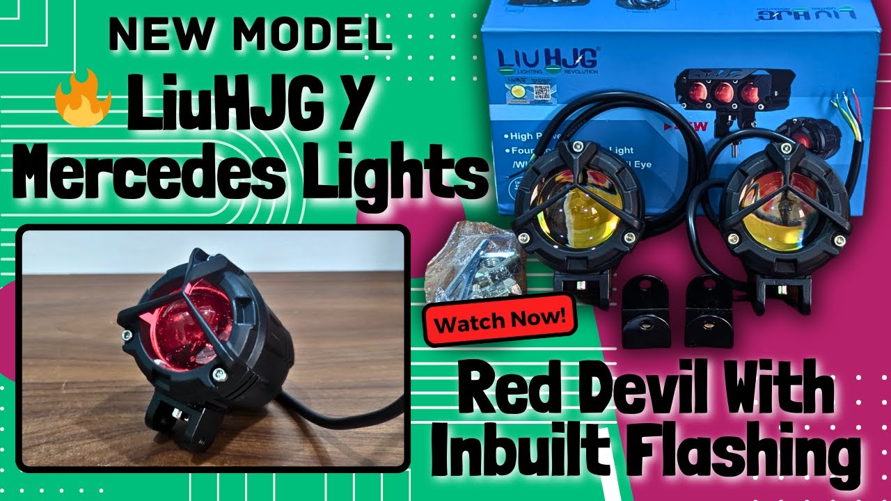 LiuHJG Y Mercedes with Red devil Eyes | HJG Mercedes Lights | LiuHJG ...